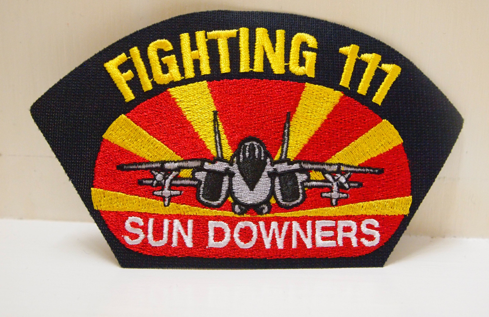 2 AIRPLANE FIGHTING 111 SUN DOWNERS PATCH NAVY FIGHTER SQUADRON VFC ...