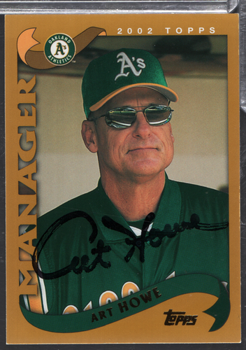 Art Howe Athletics Autographed 2001 Topps #299 w/COA 101623NPCD212 | eBay