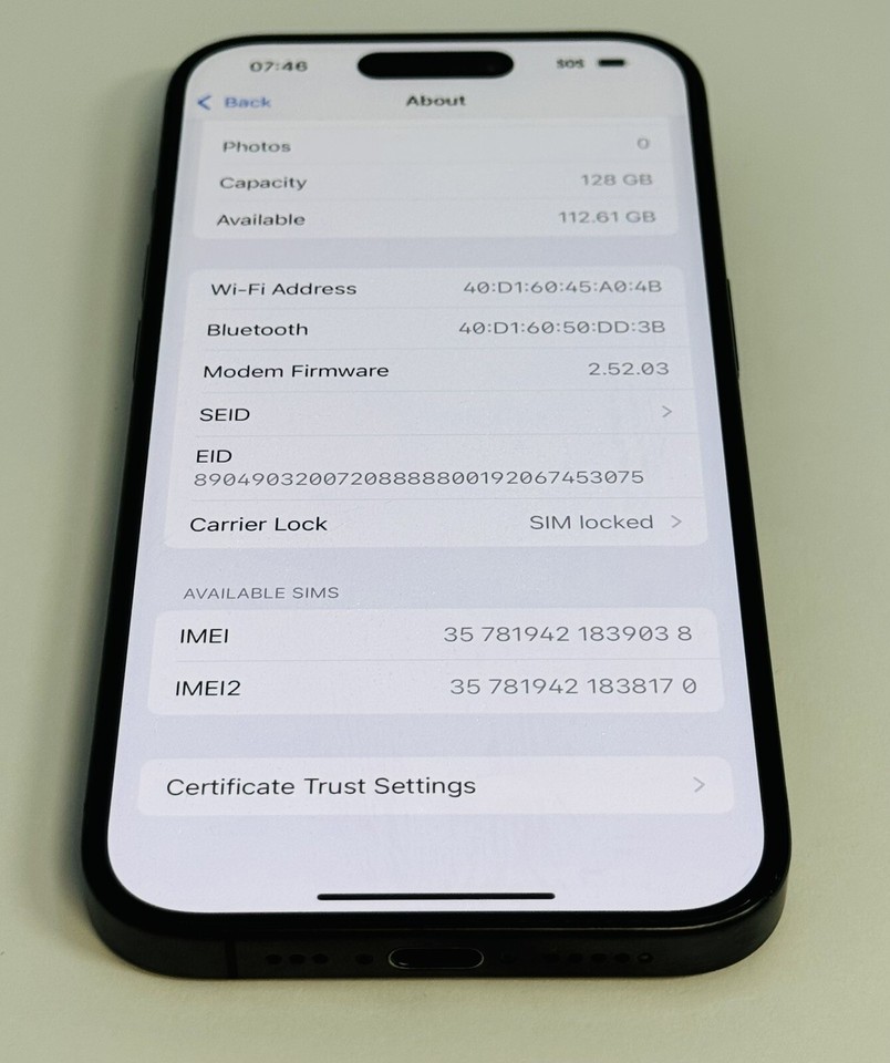 Apple iPhone 15 Pro A2848 128gb Used Preowned Phone Smart Smartphone ...