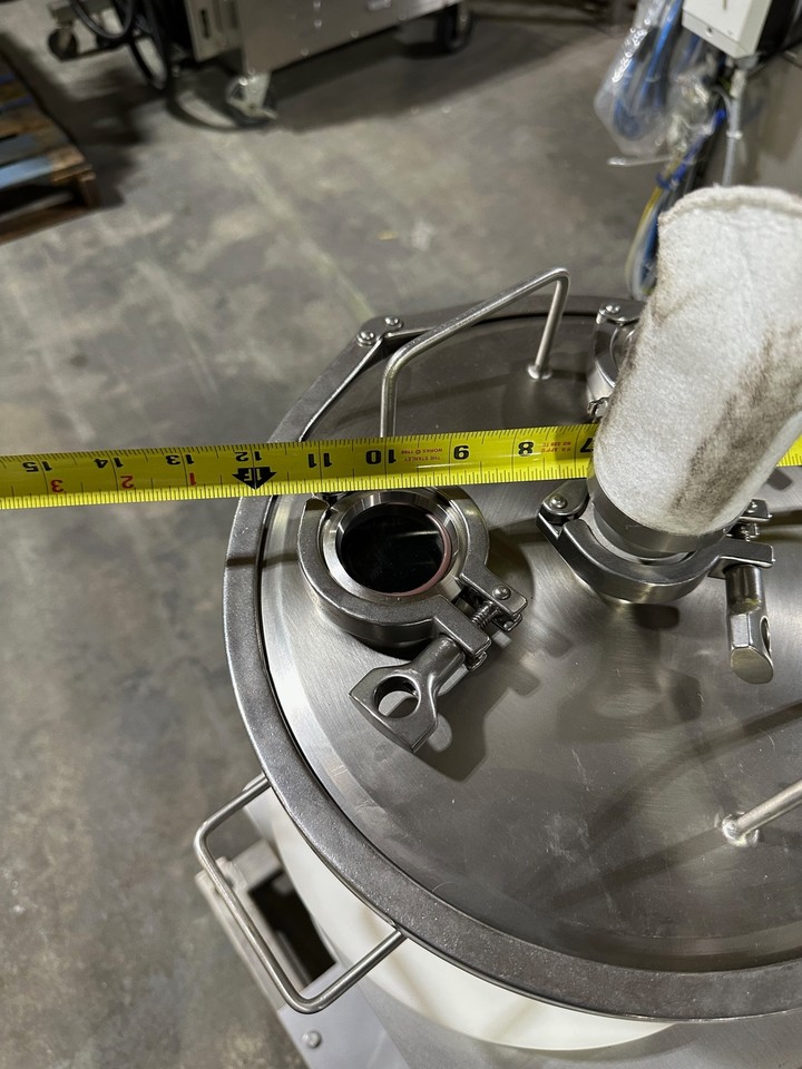 2x NEW Stainless Steel Dry Hopper Doser - 2" Sanitary Fittings & Valves ...