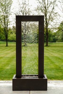 Rainfall Rain Effect Water Feature LED Lights Garden Outdoor Decor ...