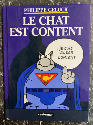 Philippe Geluck: Le chat est content/ Casterman | eBay