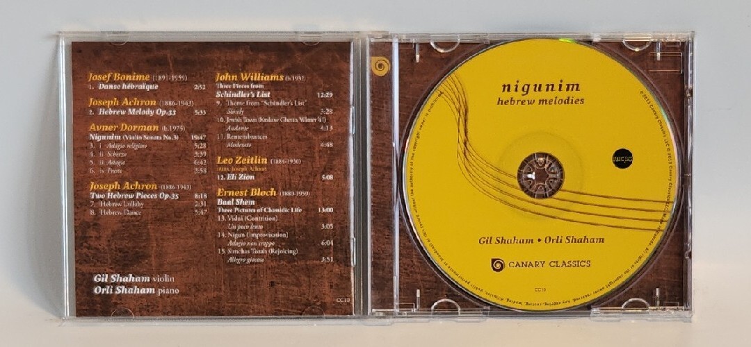 Nigunim, Hebrew Melodies by Shaham, Gil / Shaham, Orli (CD, 2019) for ...