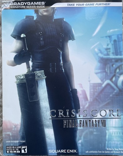 Final Fantasy VII Crisis Core Official Brady Games Strategy Guide ...