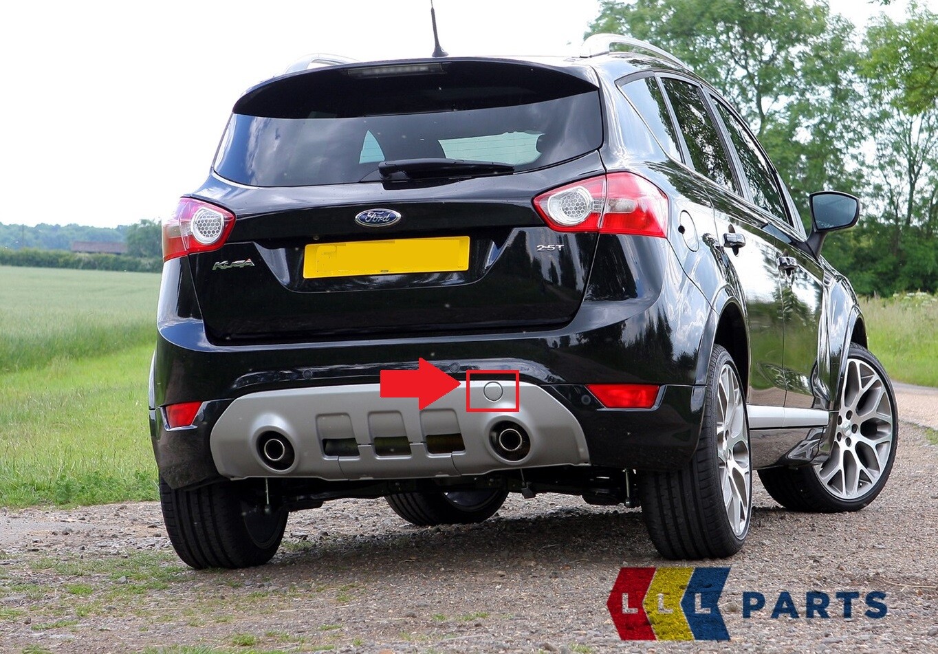 NEW GENUINE FORD KUGA 2008-2012 REAR BUMPER TOW HOOK EYE COVER CAP ...