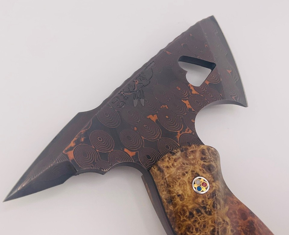 Half Face Blades Custom Bleeding Heart Hawk #9 Raindrop Coppermascus ...