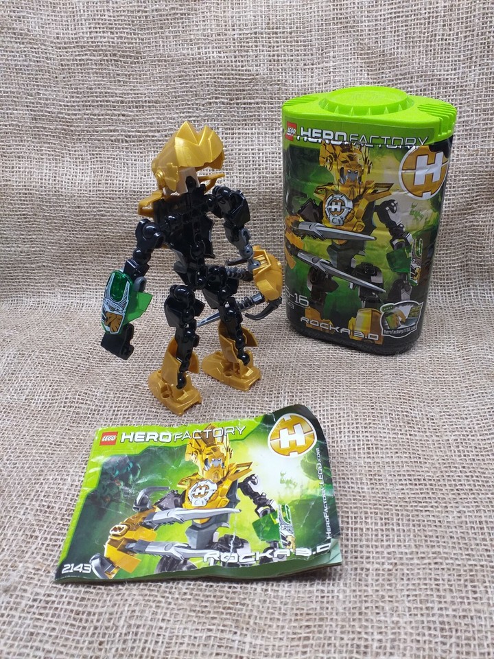 100% Complete and Retired Lego Hero Factory Rocka 3.0 (2143) with ...