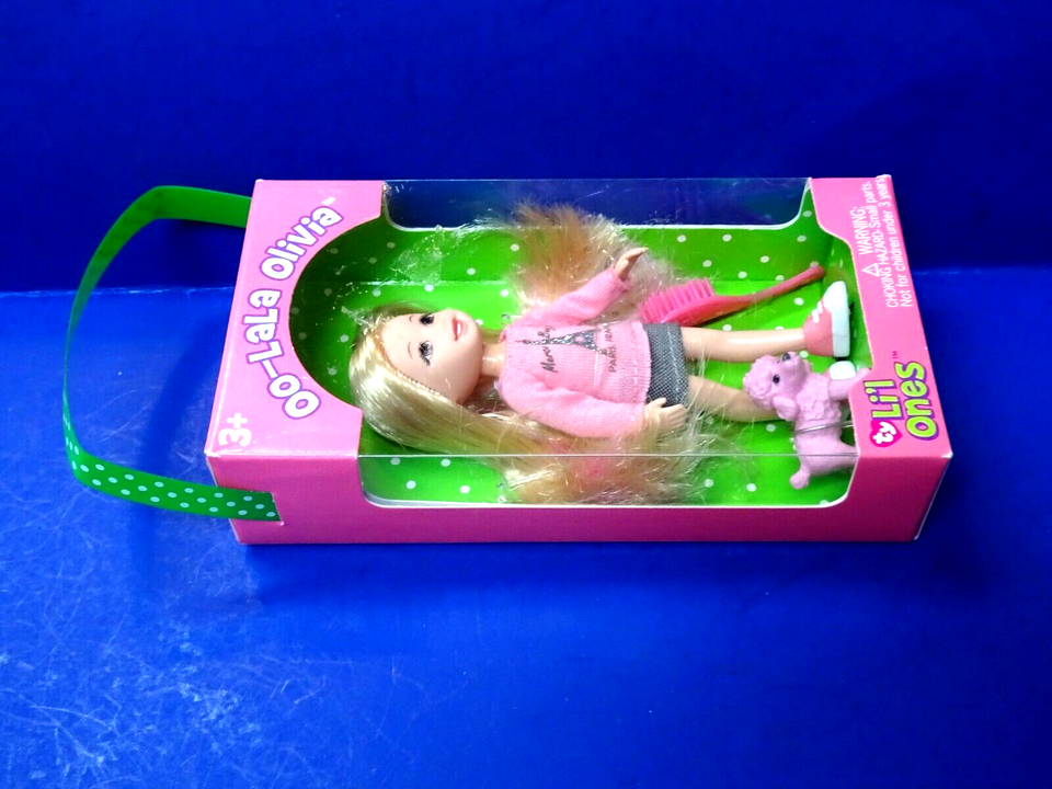 RARE 2010 TY Li'l Ones Oo-LaLa Olivia Doll w/Her Pet-Sealed Mint in Box ...