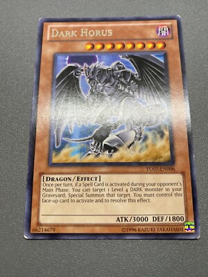 Yu-Gi-Oh! Dark Horus Rare Unlimited TU07-EN006 HP | eBay