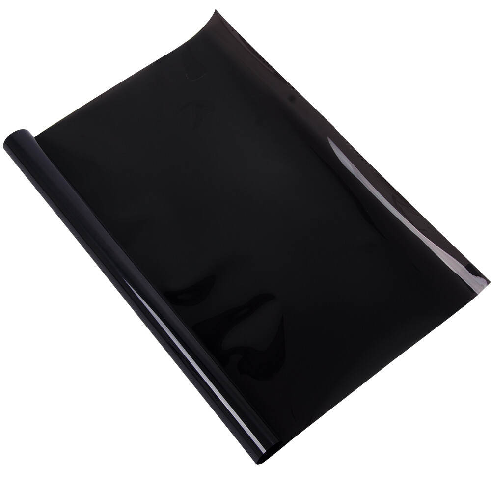 Deep Black VLT 15% Car Window Tint 100% UV Proof Nano Ceramic Home Auto ...