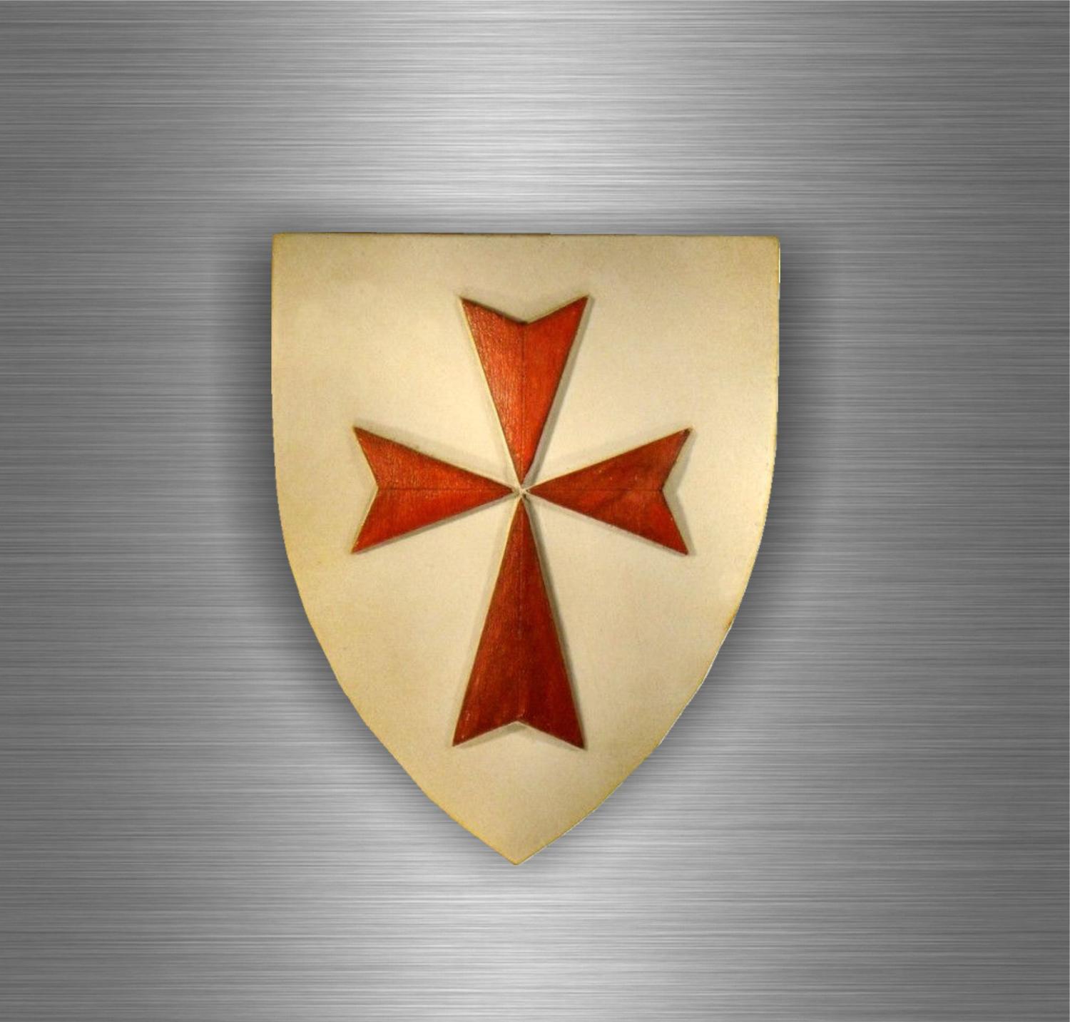 Sticker Order Of Malta Templar Crusader Flag | eBay