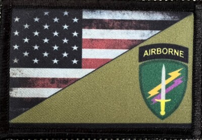 PSYOPS USACAPOC /USA Flag Morale Patch Civil Affairs, 4th or 7th Psyop ...