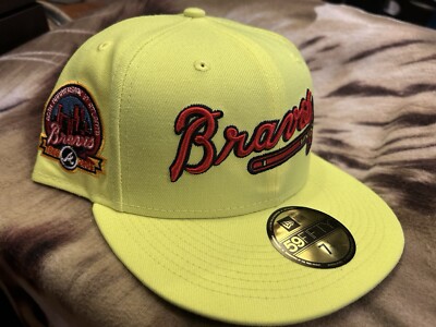 Atlanta Braves New Era 7 1/2 Eblens Footwear Exclusive 40th Anni Patch ...