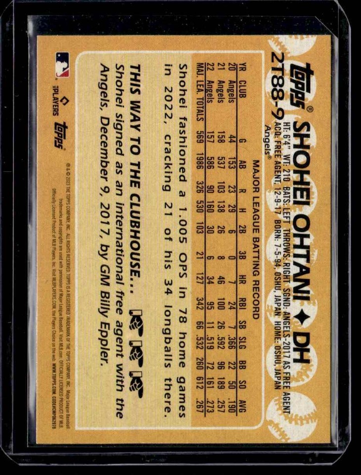 2023 Topps 1988 35th Anniversary .. Shohei Ohtani Los Angeles Angels ...