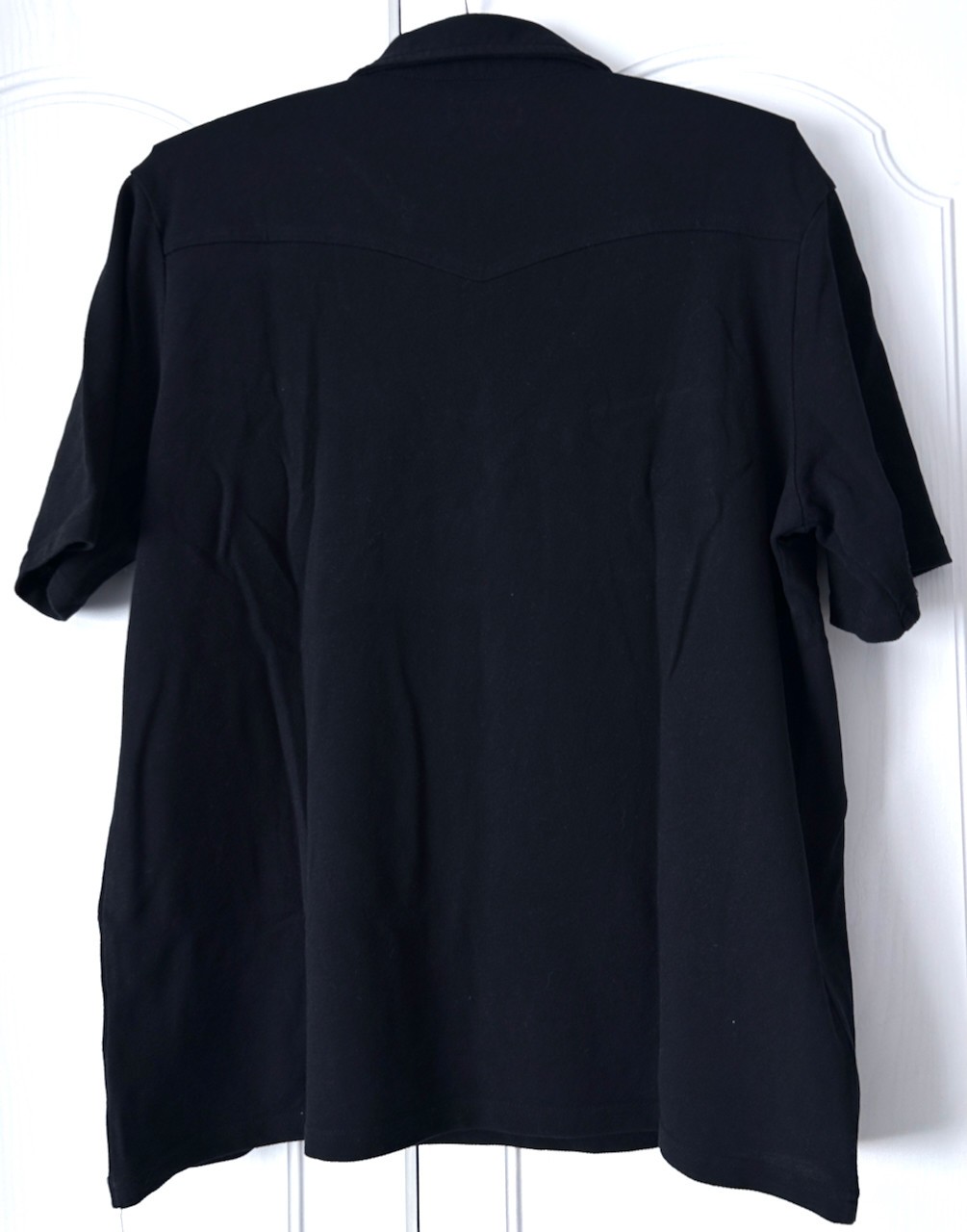 Phix England Clothing Black Polo Shirt Western o-ring… - Gem