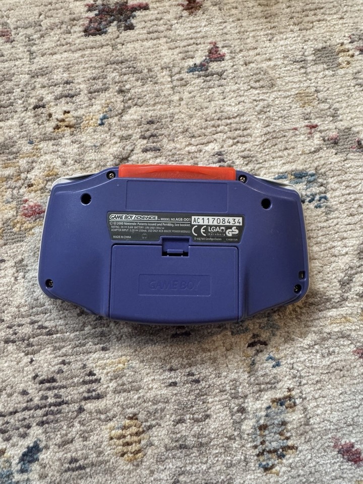 Nintendo GameBoy Advance GBA Indigo Purple With Backlit Screen | eBay UK