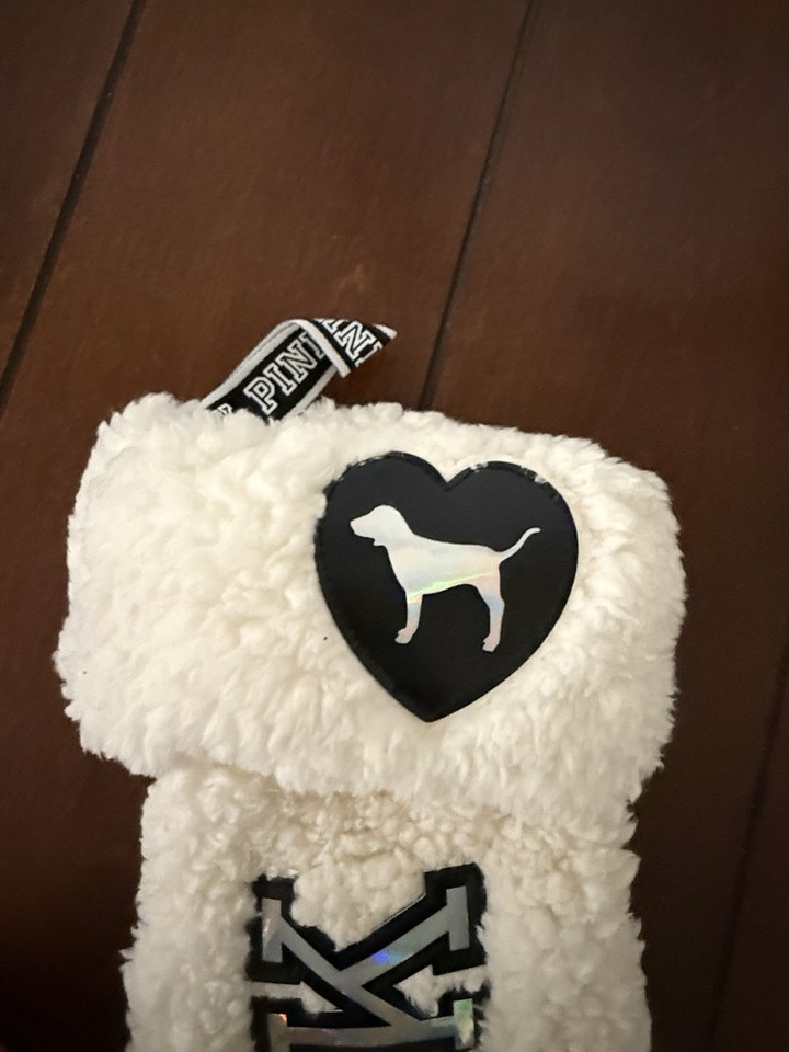 Victoria's Secret PINK Doggie Stocking 16"x 9" White Sherpa * | eBay