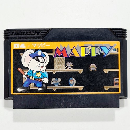 1984 Namco Nintendo Famicom Mappy Japanese Ntsc Retro Arcade Platformer ...