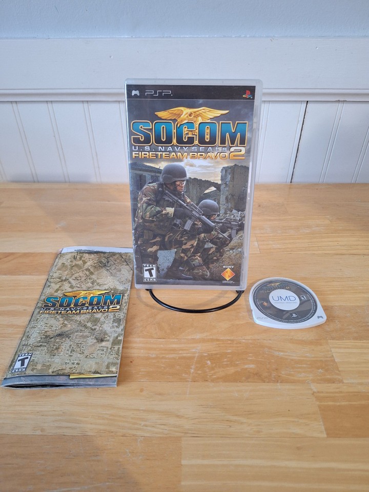 SOCOM: U.S. Navy SEALs - Fireteam Bravo 2 CIB (Sony PSP, 2006 ...
