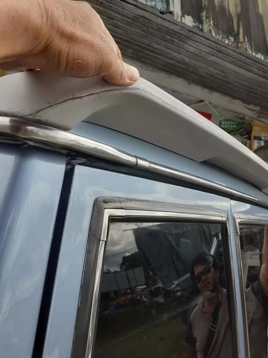 for JDM LC70 LC71 LC76 FJ70 lc79 Land cruiser Rear top spoiler wing ...