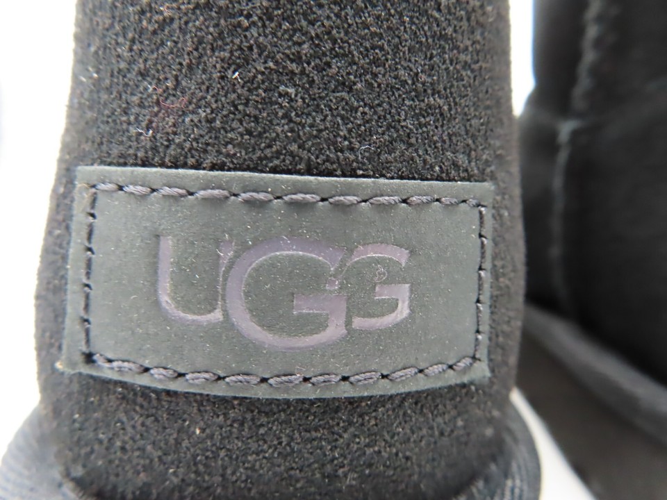 UGG Mini Bailey Button II Women's Boots, Black, Sizes: 6-7 (1016226) | eBay