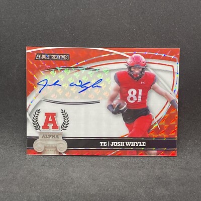 2023 Wild Card Alumination Josh Whyle Alpha Gold Shimmer 3/4 Rookie ...