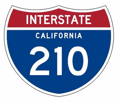 Interstate 210 Sticker R1981 California Highway Sign Road Sign | eBay