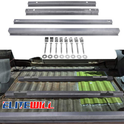 4x Truck Bed Support Rails For 99-17 Ford Super Duty F250 F350 8ft Bed ...