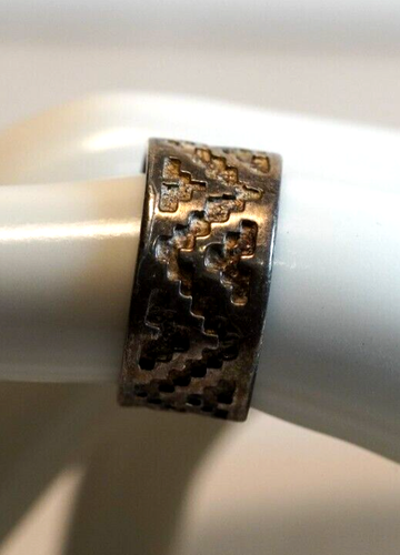 Vintage JR Silversmiths Wedding Stamped Band Sterling Ring Size 7 | eBay