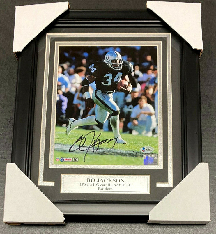 Bo Jackson Autographed Memorabilia | Signed Photo, Jersey, Collectibles ...