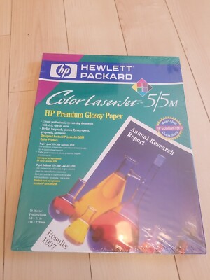 HP Color LaserJet 5/5M Premium Glossy Paper (50 Sheets) 8.5 x 11 ...