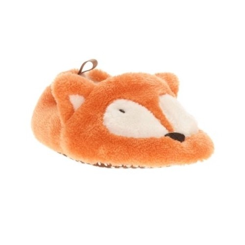 Walmart Brand Infant Girls Orange Fox Slippers Shoes Size 2 New | eBay
