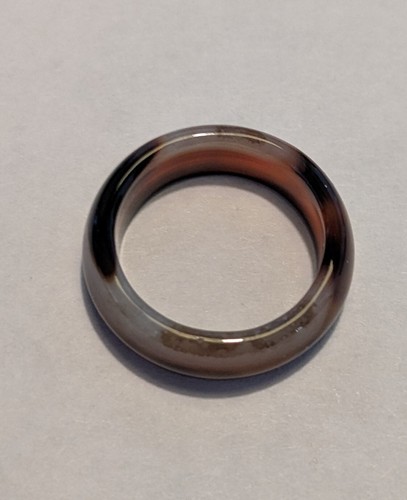 Tortoise Shell Band #5, Ring Size 5, Colors; Cream, Drk Brown, and Med ...