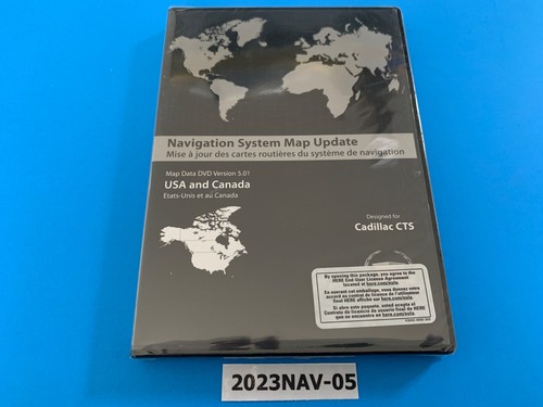 *NEW* GM Navigation Map DVD P/N 23455274 Version 5.01 Designed for ...