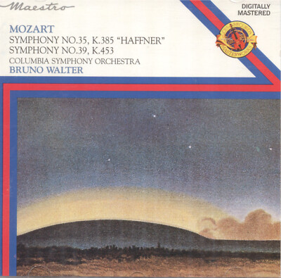 Bruno Walter Mozart; Columbia Symphony Orchestra - Symphony No 35 CD | eBay