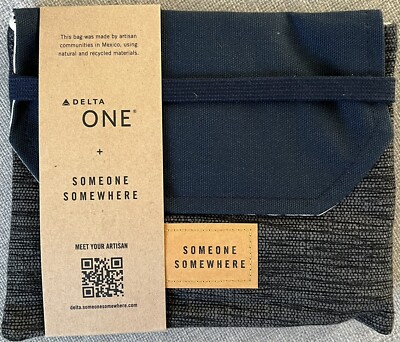 Delta Air Lines DELTA ONE Someone Somewhere Travel Amenity Bag x1 ...