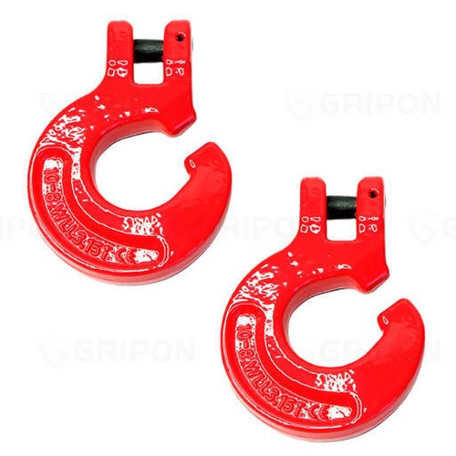 GRIPON (Pack of 2) 3/8" G80 Logging Chain Choker Hook - 6900 Lbs WLL | eBay