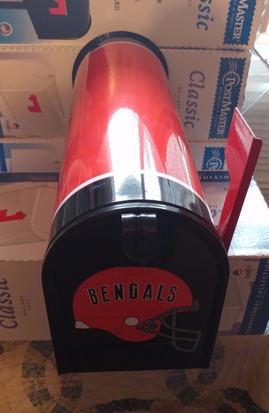 JUMBO CINNCINNATI BENGALS THROWBACK CUSTOM MAiLBOX~jersey hats | eBay