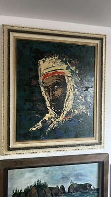 VAN LOWE OIL ON BOARD Mid Century | eBay