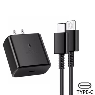 Universal 45W Fast USB-C Charger Wall Charger Type C Charging Cable for ...
