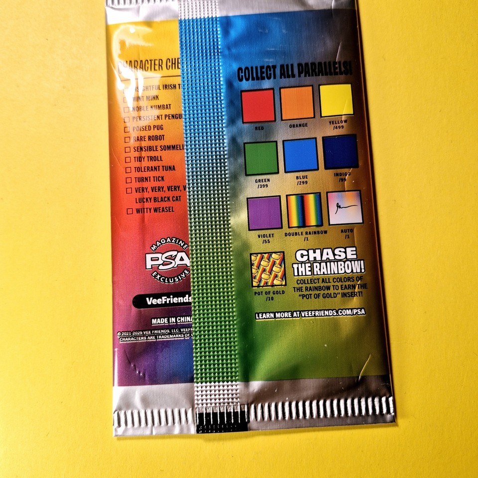 VeeFriends PSA Magazine Sealed Pack Exclusive Super Stickers Vee ...