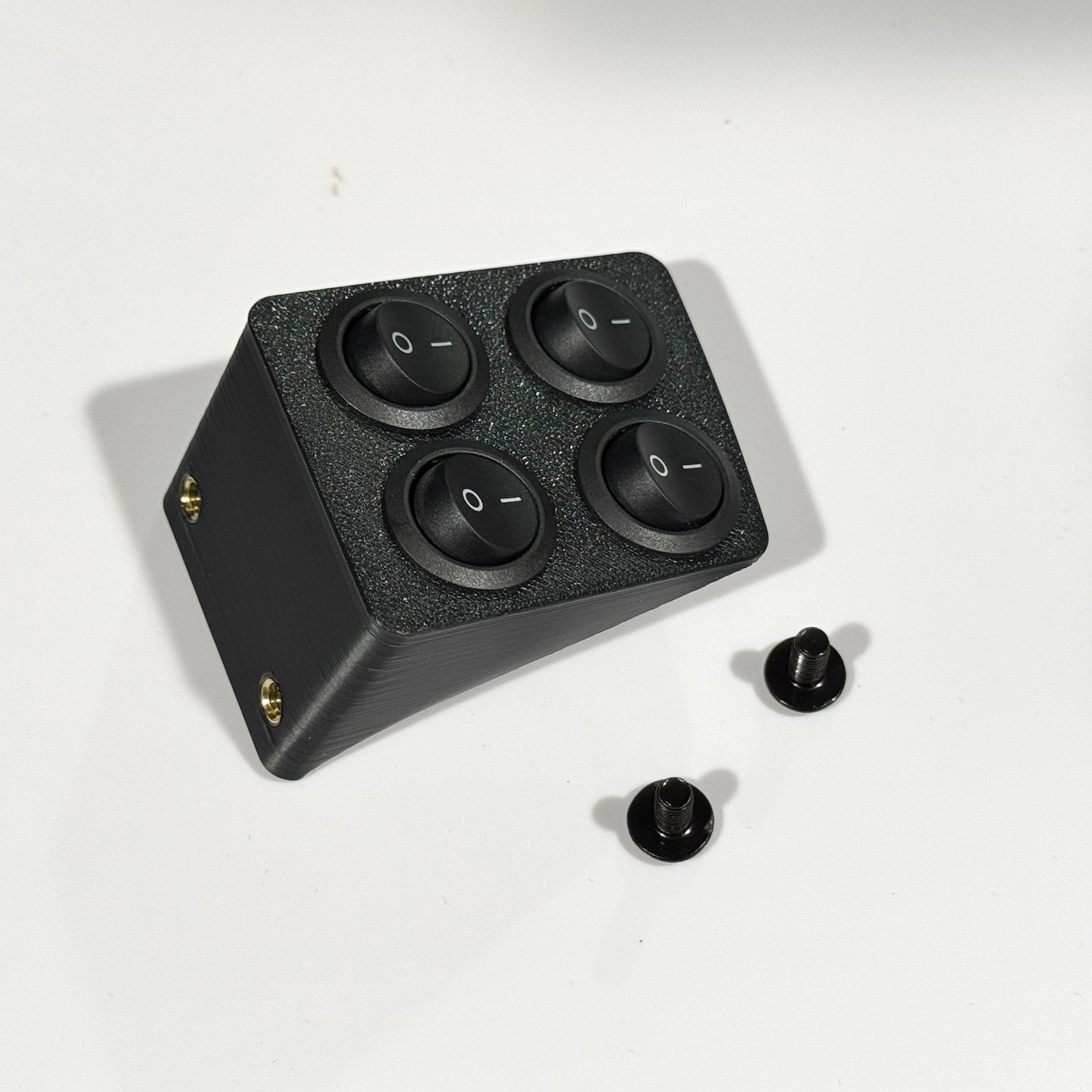 2013-2018 RAM Pocket Cubby WITH 4 ROUND ROCKER SWITCHES Mount LH 1500 ...