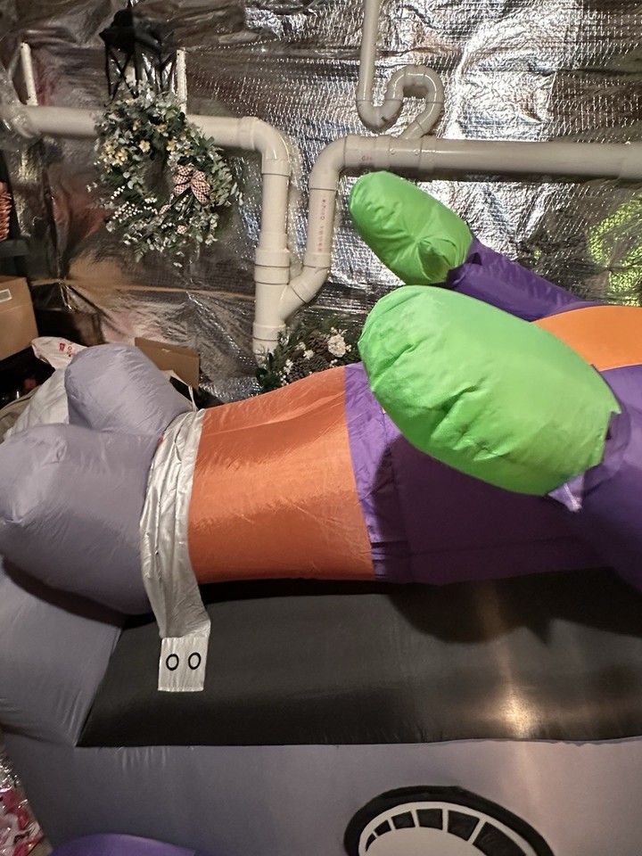 Gemmy Halloween Prototype Airblown Inflatable Shocking Frankenstein ...