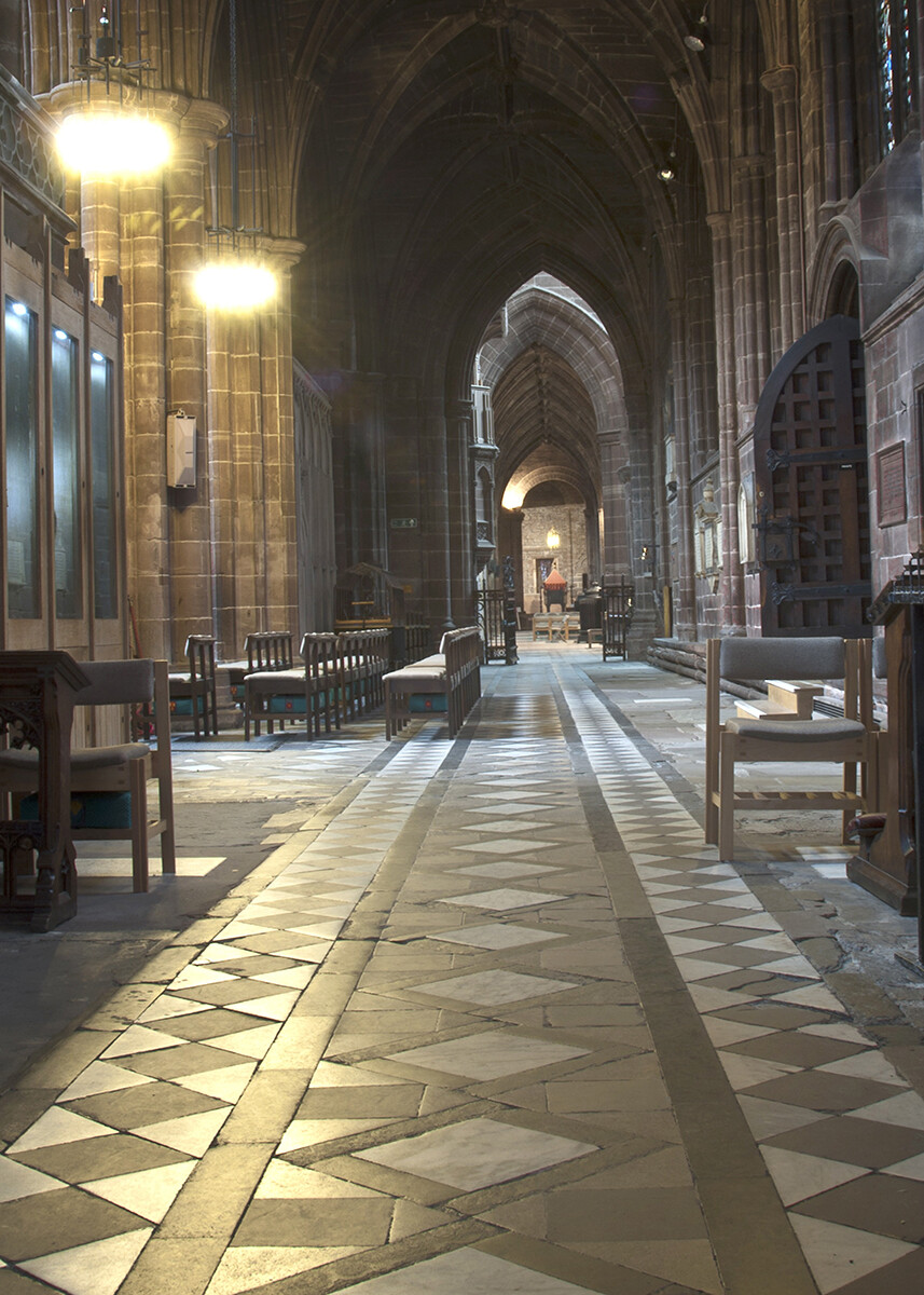 Glow Cathedral Church Monastery Arches Backdrop 5x7ft Vinyl Photo ...