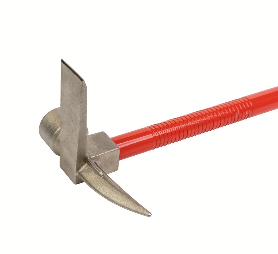 Ultimate Halligan Firefighter Police Emergency Force Entry Tool - RED ...