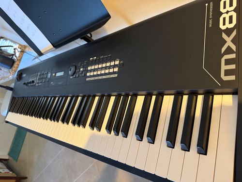 Yamaha MX88 88 Weighted Keys Synthesizer Keyboard - Black - Only used ...