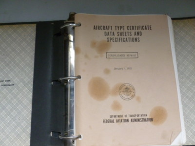 FAA Aircraft Type Certificate Data Sheets & Specifications pre 1971 | eBay