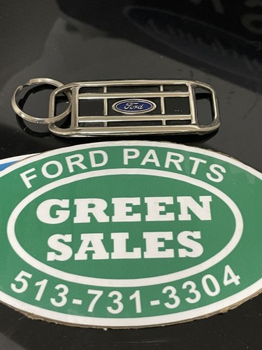 Vintage Ford Keychain SUPER DUTY GRILL Blue Oval Logo DIESEL SPECS RARE ...