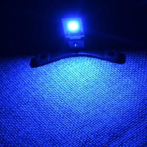 2x Blue LED Devil Eye Demon Evil Eye DRL for Projector Lens Headlight ...