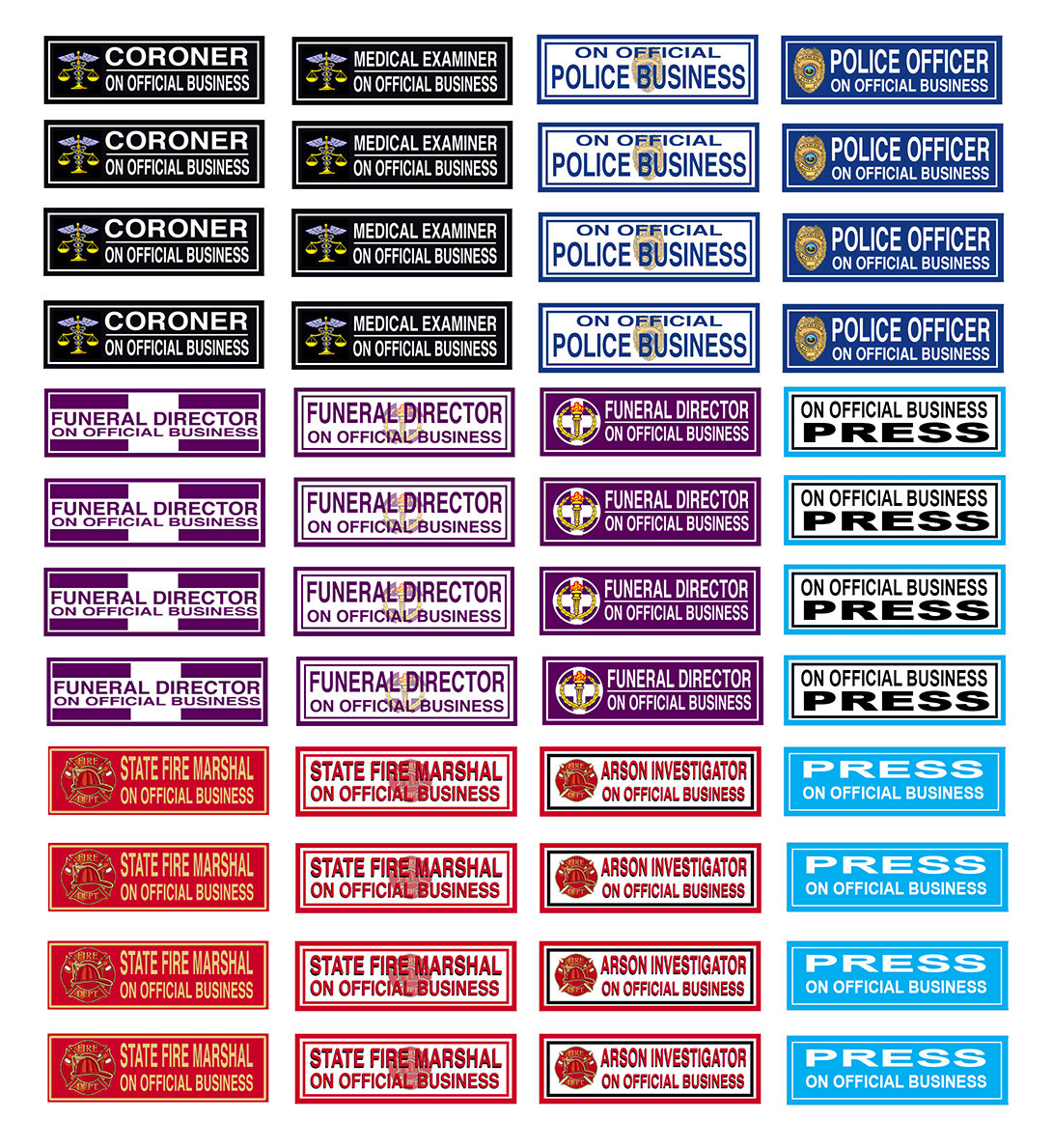 1/25 scale model car on official business placards 1police coroner ...